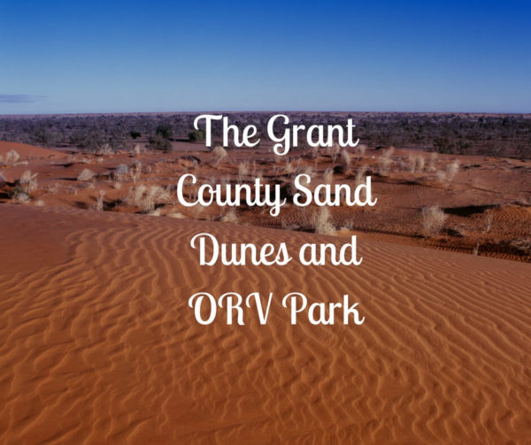 The Grant County Sand Dunes And ORV Park - Explore Washington State