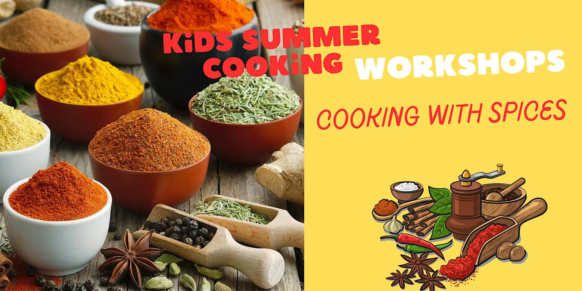 Kids Summer Cooking Workshop: Cooking with Spices - Explore Washington ...