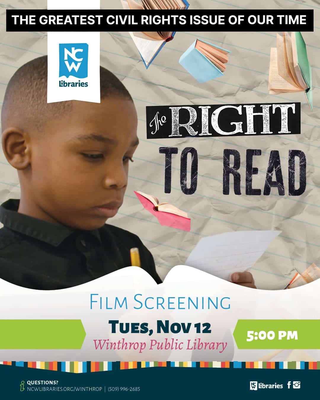 “The Right To Read” Documentary Screening - Explore Washington State